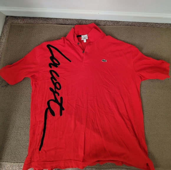 Lacoste | Shirts | Lacoste Shirt Dark Orange | Poshmark